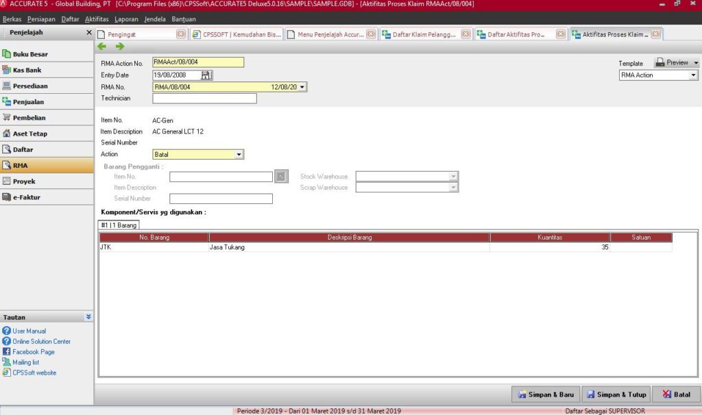 Cara Mudah Klaim Garansi pada Software Accurate 5