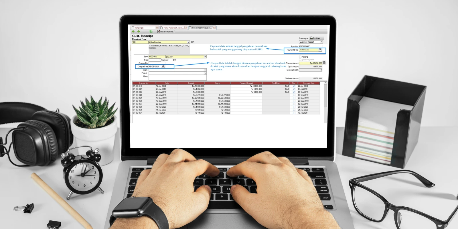 Fitur Pembayaran Giro Pada Software Accurate