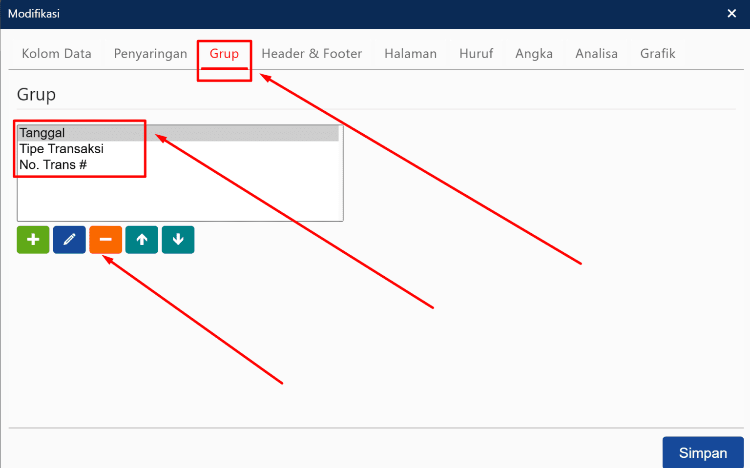 Merubah Tampilan Laporan Keseluruhan Jurnal Accurate Online